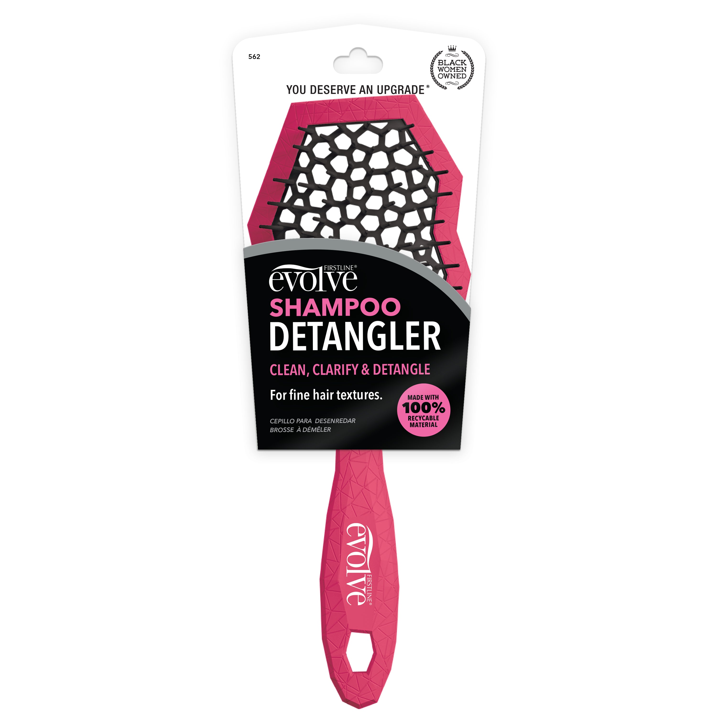 Evolve Recyclable Shampoo Detangler Pink 562 – Firstline Brands