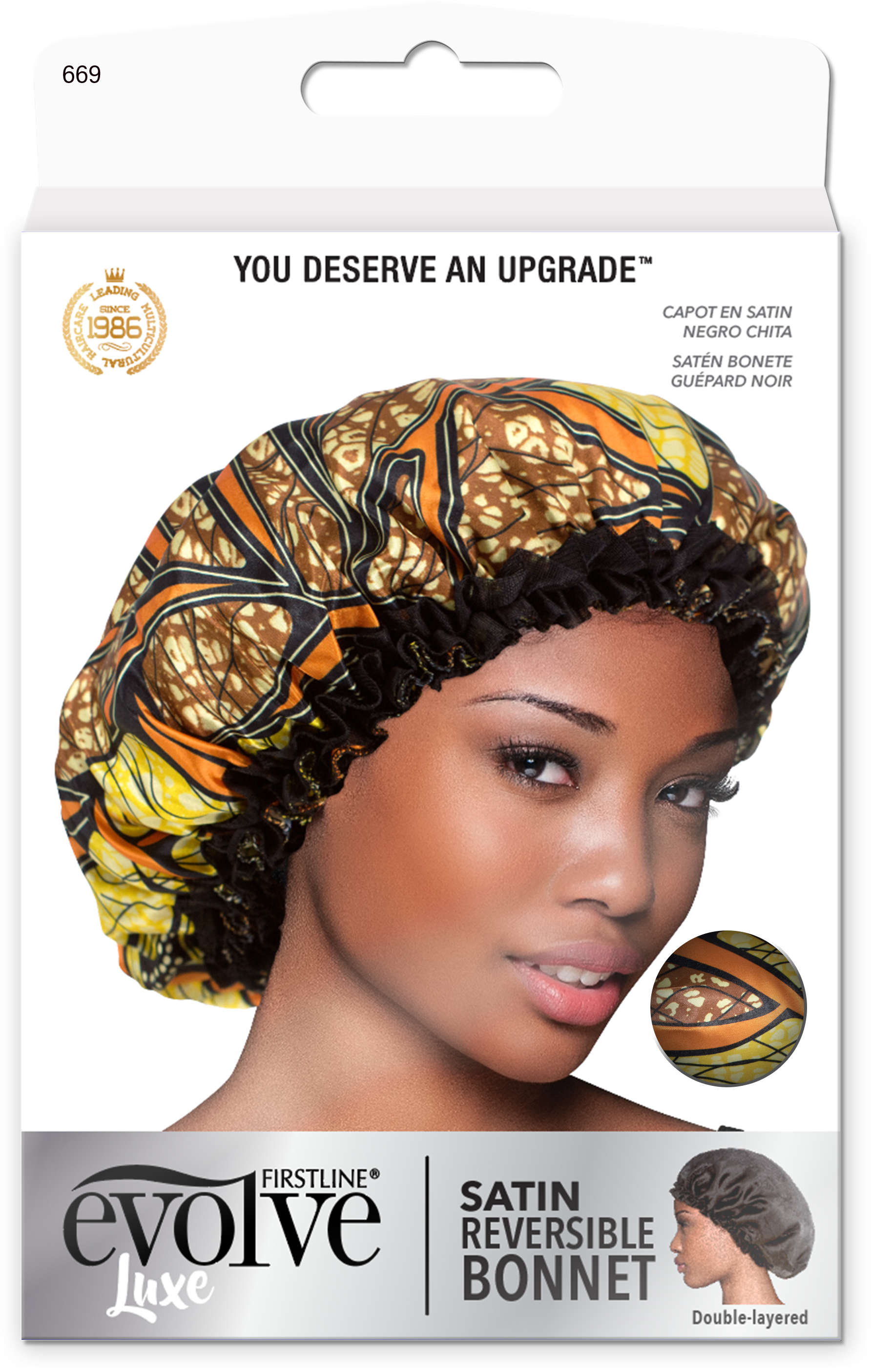Evolve® Satin Reversible Bonnets, Sahara 669 – Firstline Brands