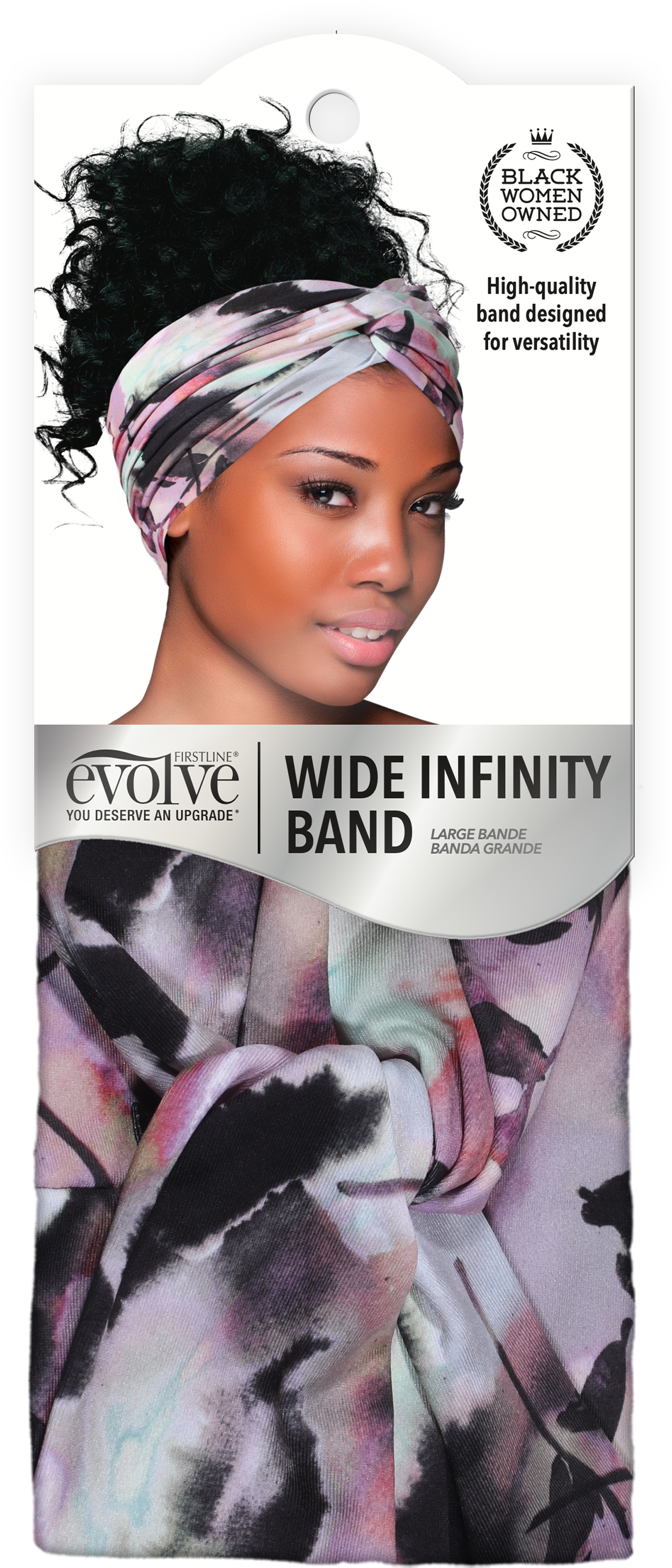 Evolve® Silky Wide Infinity Band, Floral Print 1114 – Firstline Brands