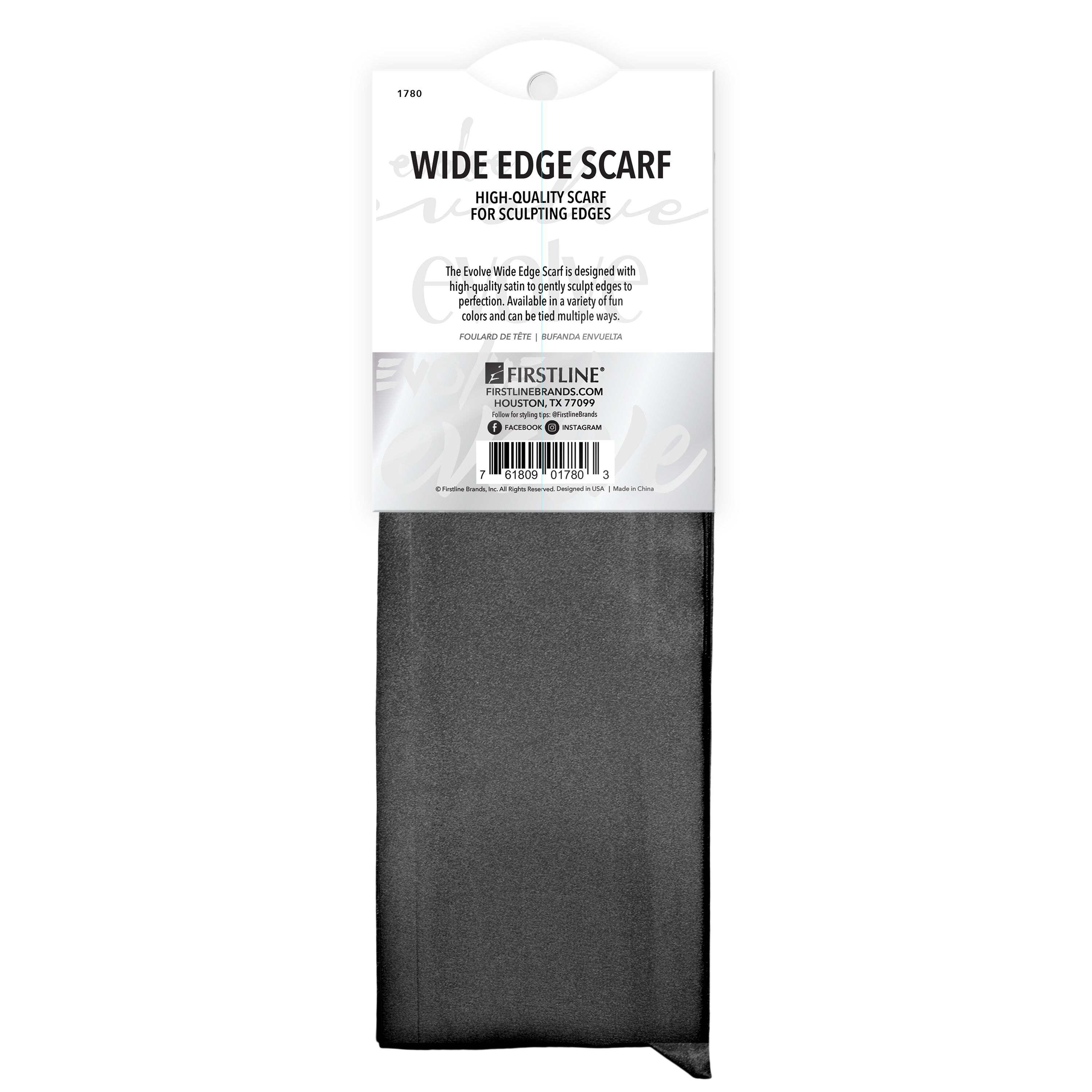 Wide Edge Scarf Black 1780 – Firstline Brands