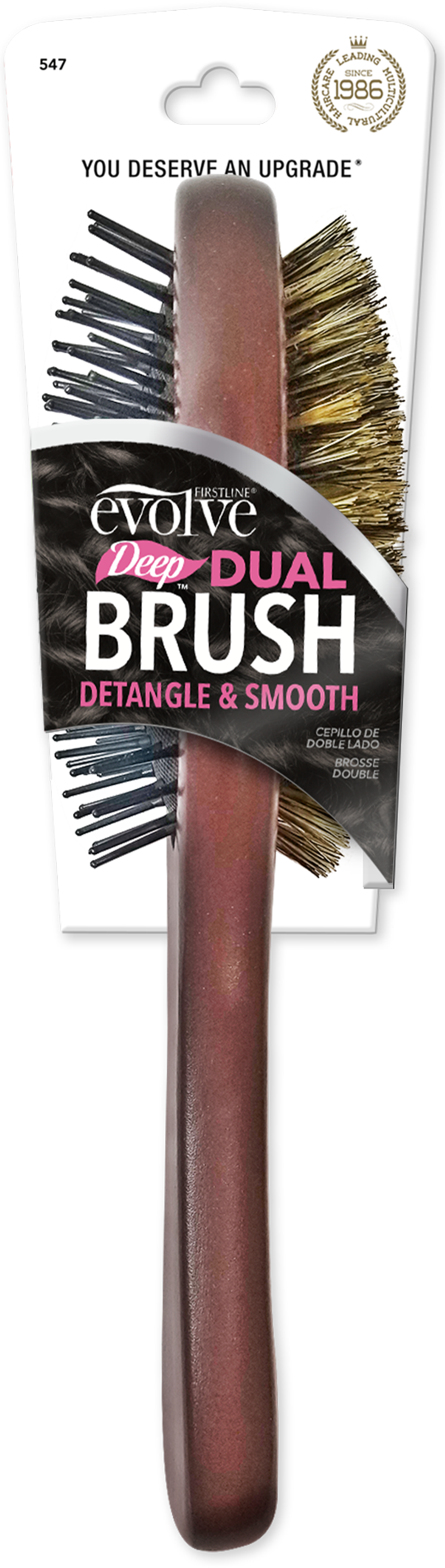 Evolve® Deep Dual Detangle & Smooth Brush, 547 – Firstline Brands