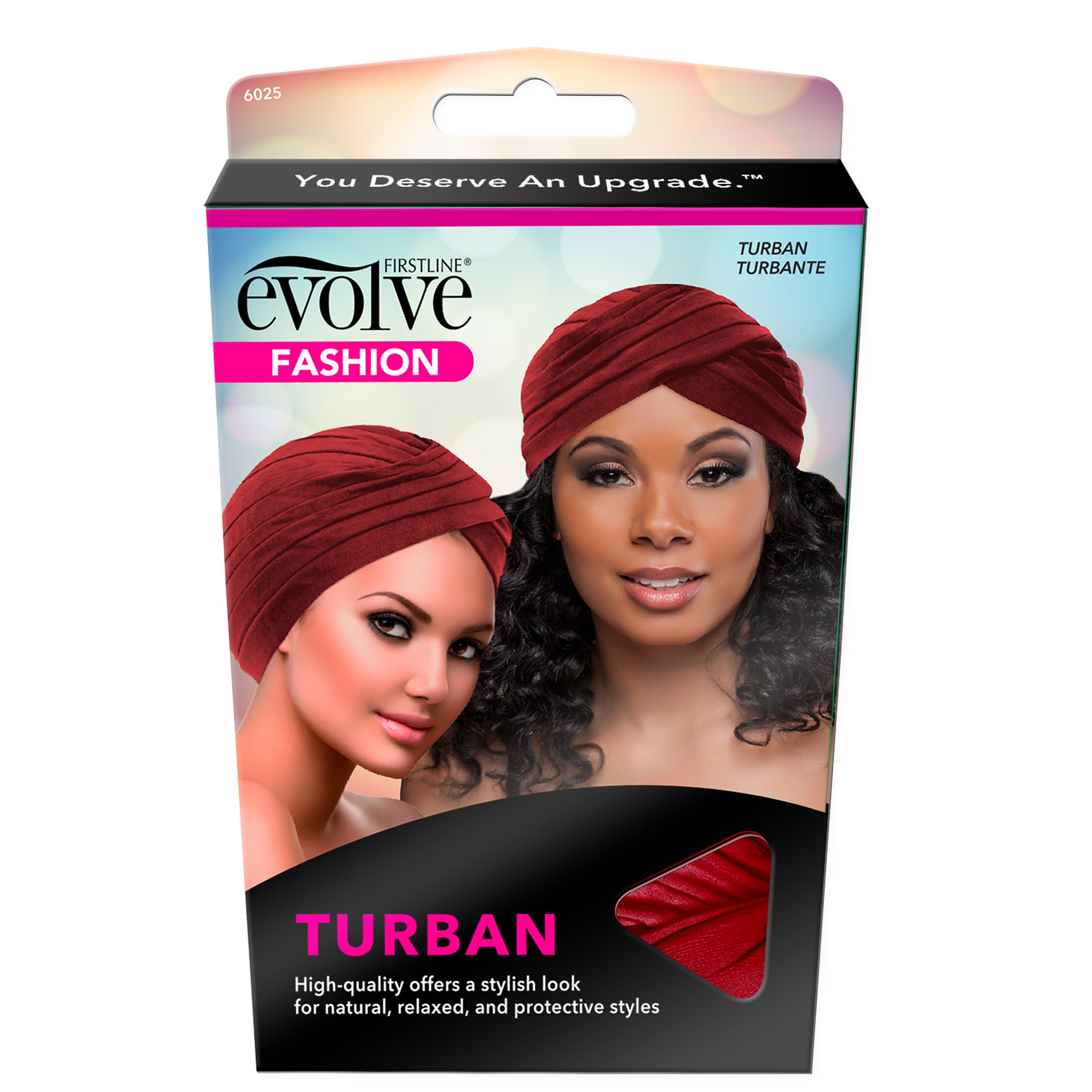 Evolve® Silky Turban, Wine 6025 – Firstline Brands