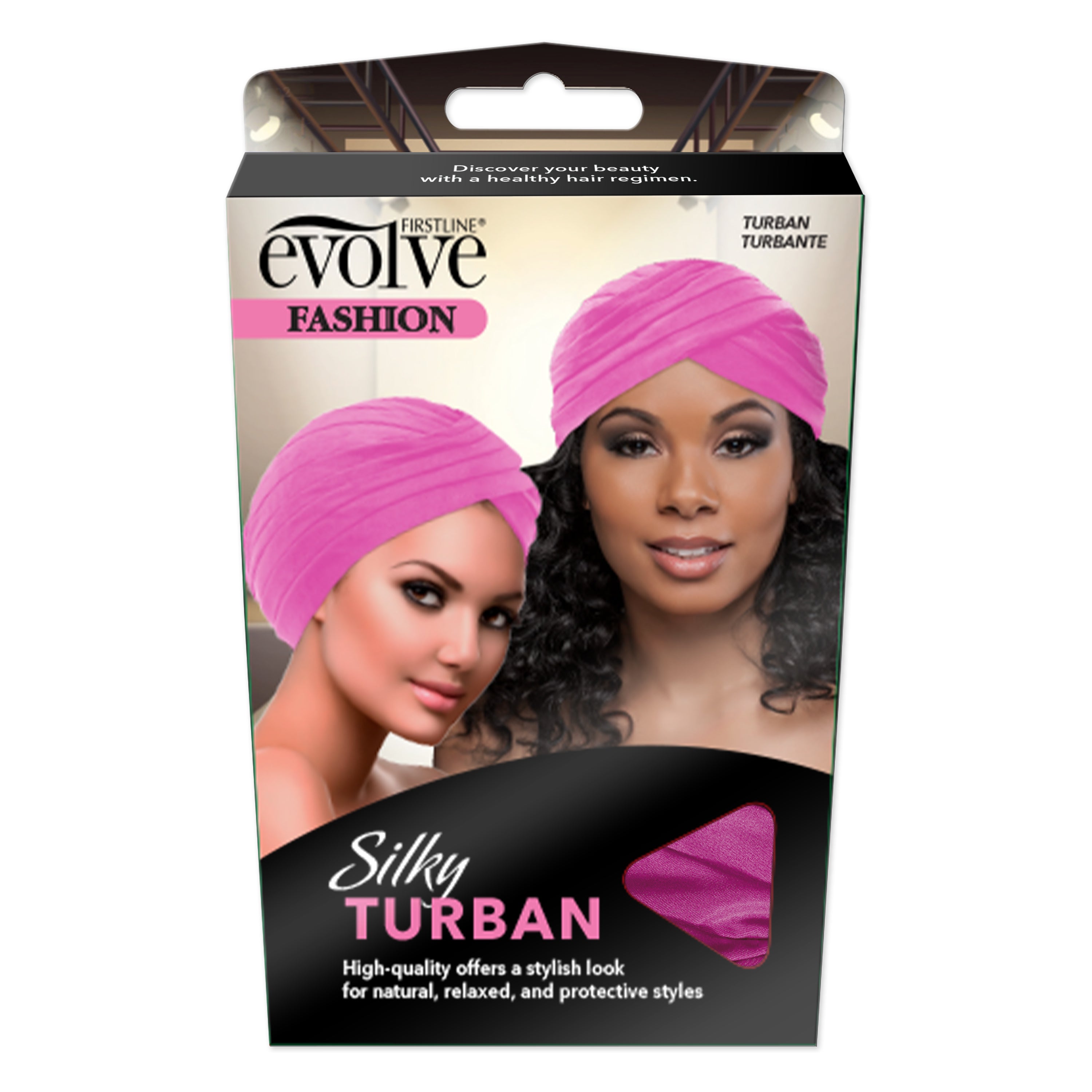 Evolve® Silky Turban, Pink 6026 – Firstline Brands